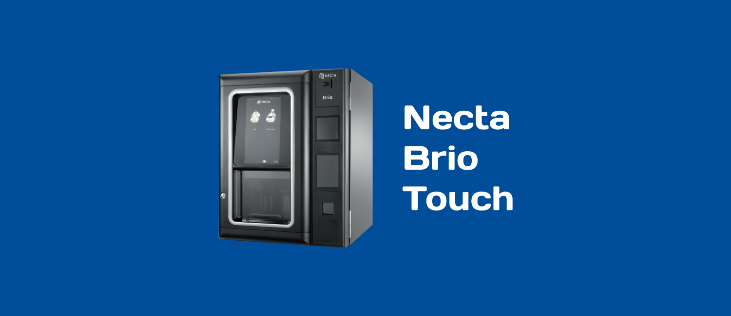 Nueva máquina Necta Brio Touch para un café perfecto - Teycoval